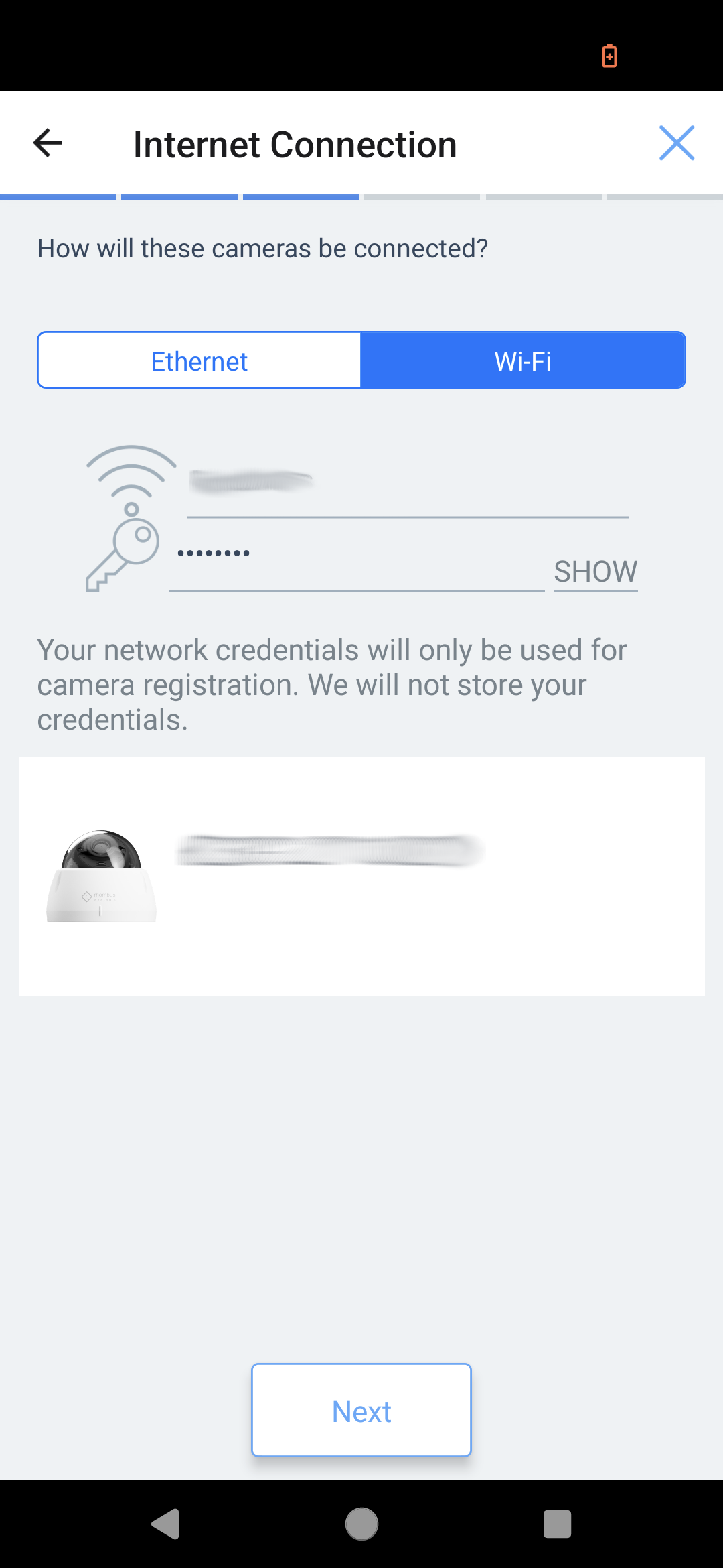 R230 Camera Setup – Rhombus Support