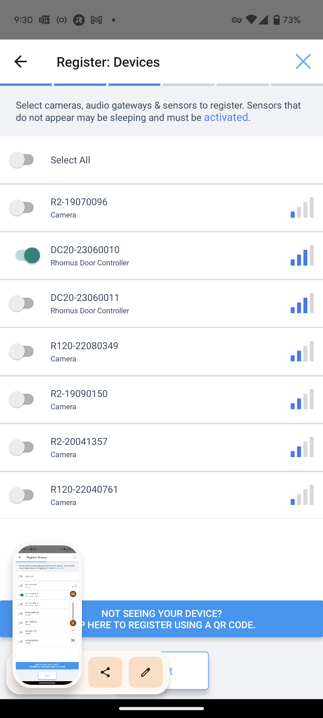 Installing/Registering the DC20 – Rhombus Support