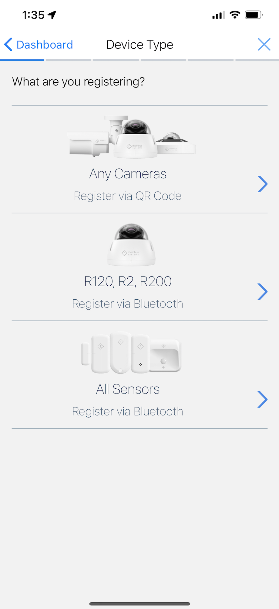 R170 Camera Setup – Rhombus Support