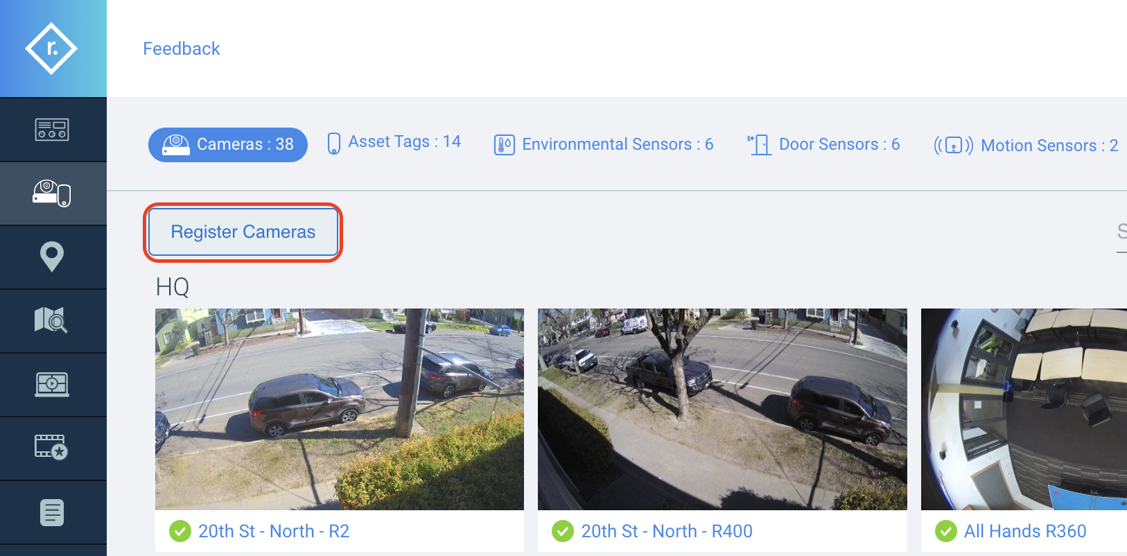 R170 Camera Setup – Rhombus Support