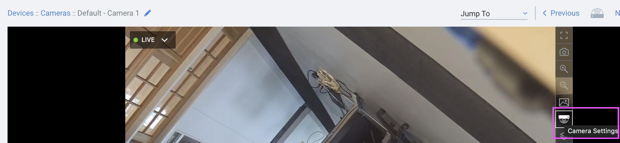 Rotate a Camera View – Rhombus Support