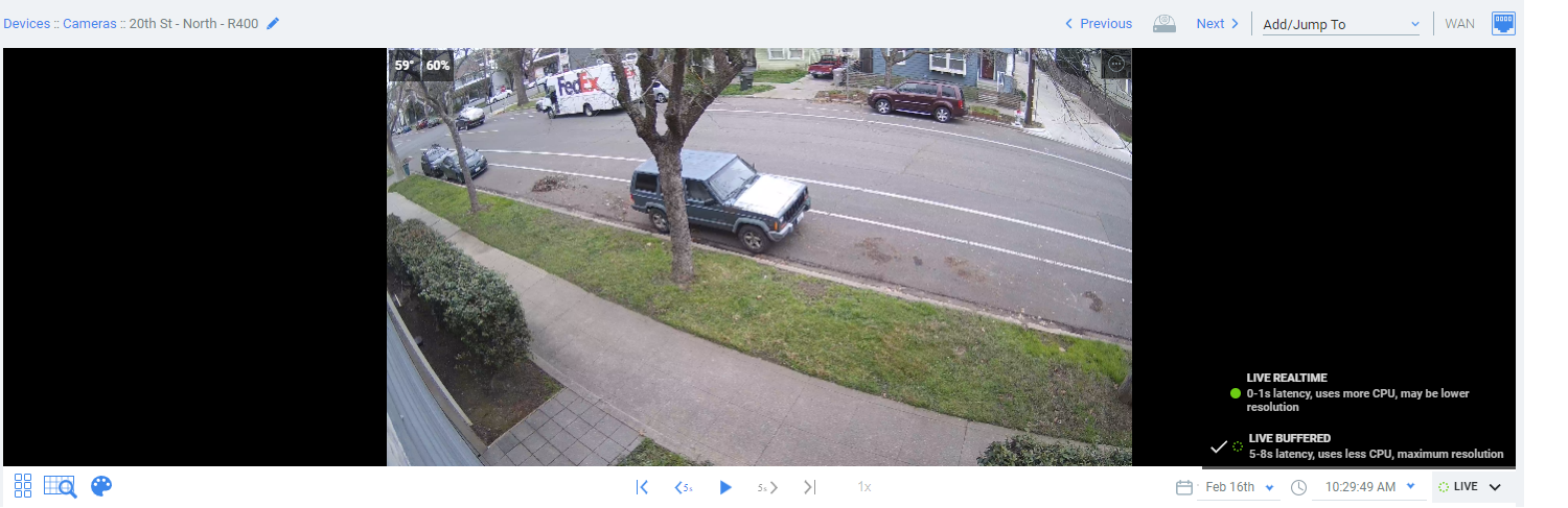 Live Realtime and Live Buffered video streams – Rhombus Support