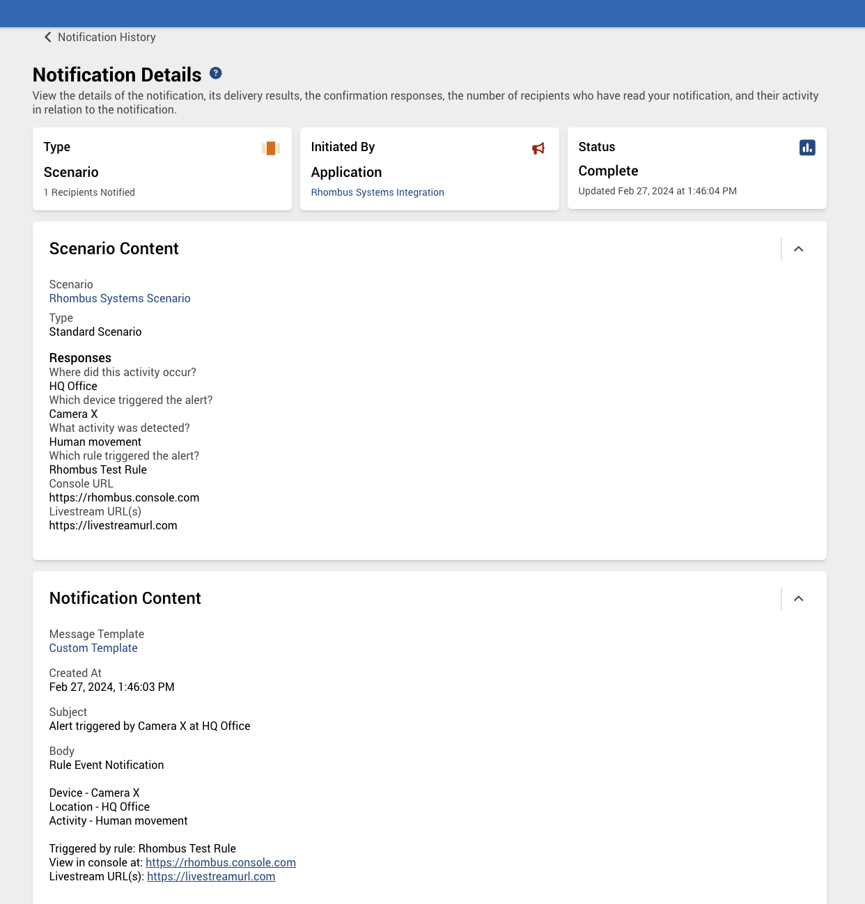 InformaCast Integration Setup & Use – Rhombus Support