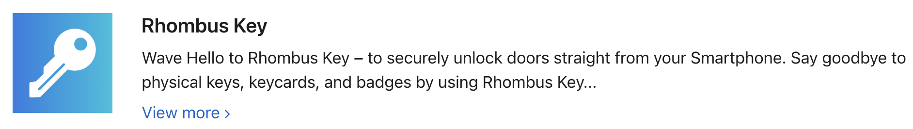 Rhombus Key App Walkthrough – Rhombus Support