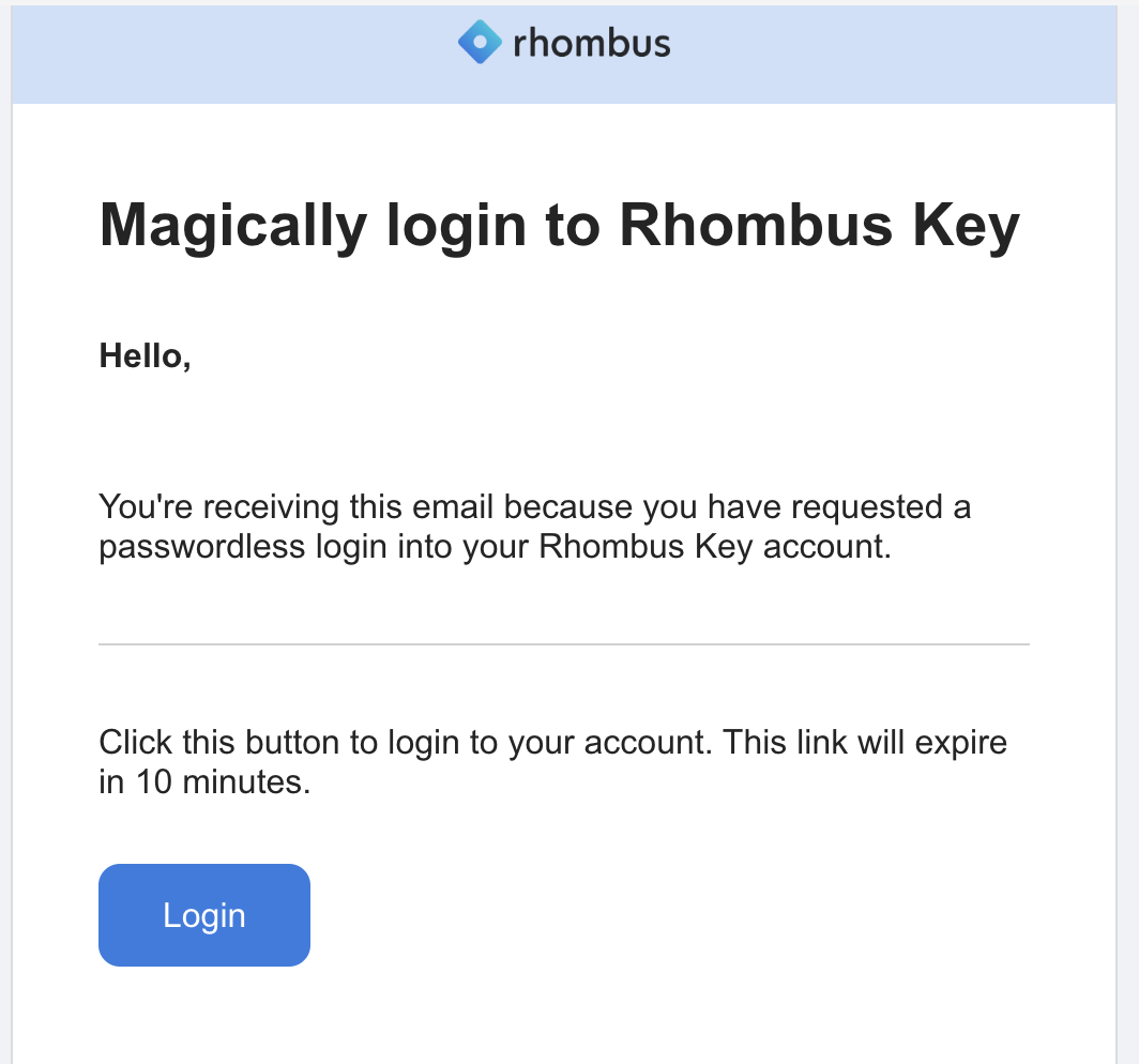 Rhombus Key App Walkthrough – Rhombus Support