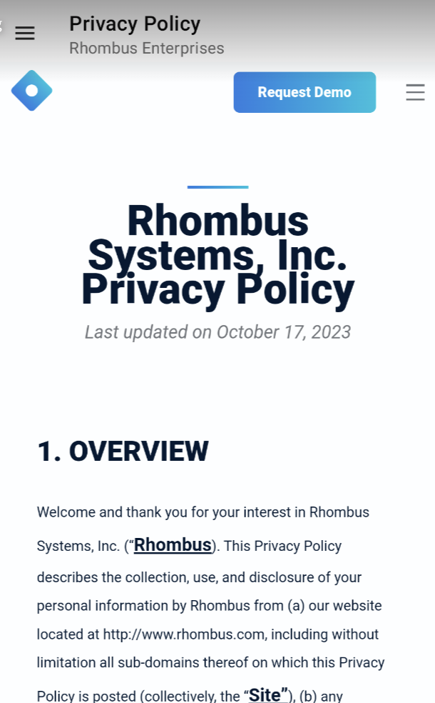 Rhombus Key App Walkthrough – Rhombus Support