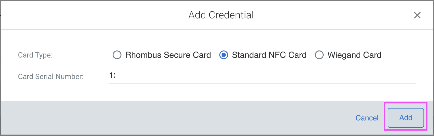 Registering a Key Card (Access Control Credentials) – Rhombus Support