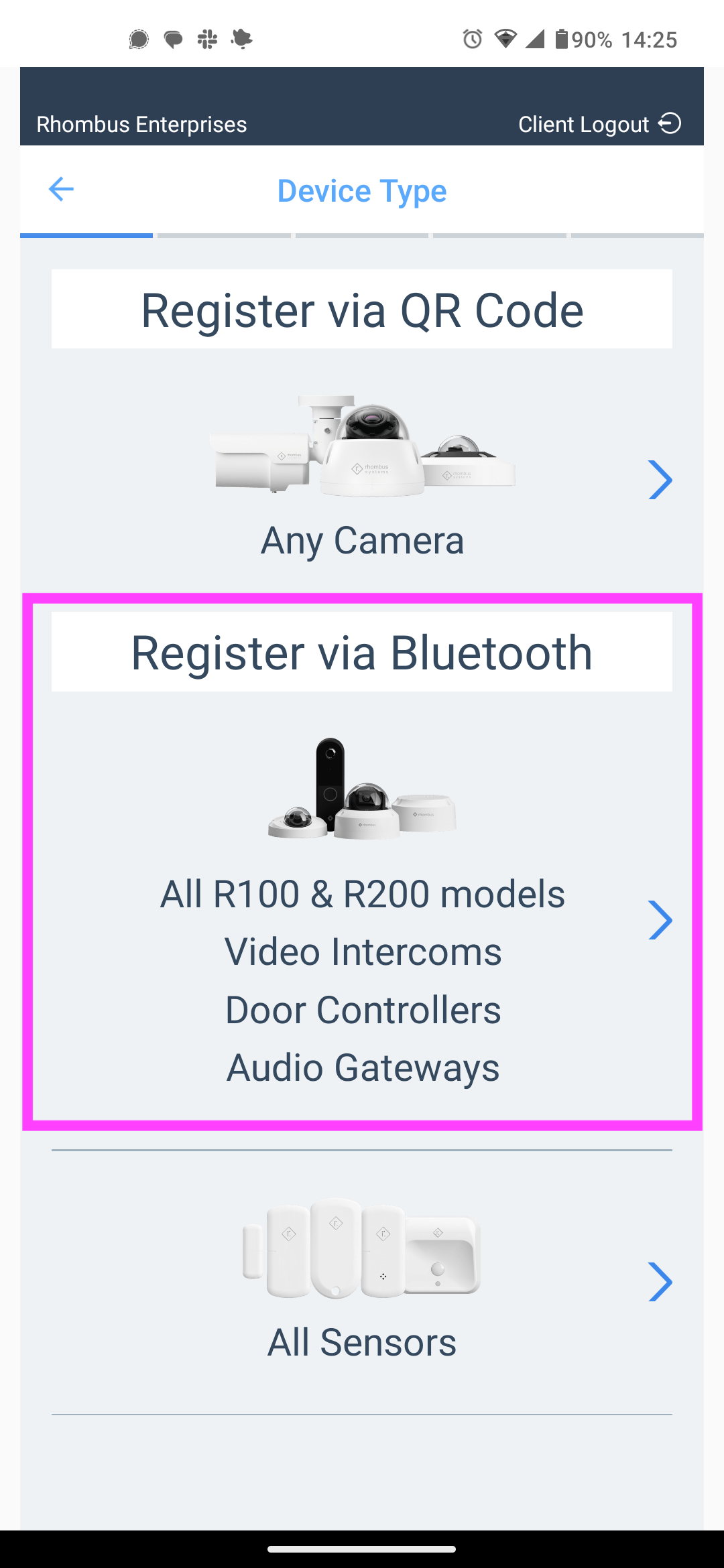 Installing/Registering the DR40 – Rhombus Support