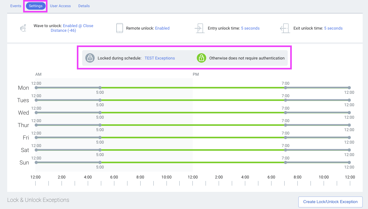 Access Control Door Lock and Unlock Schedules – Rhombus Support