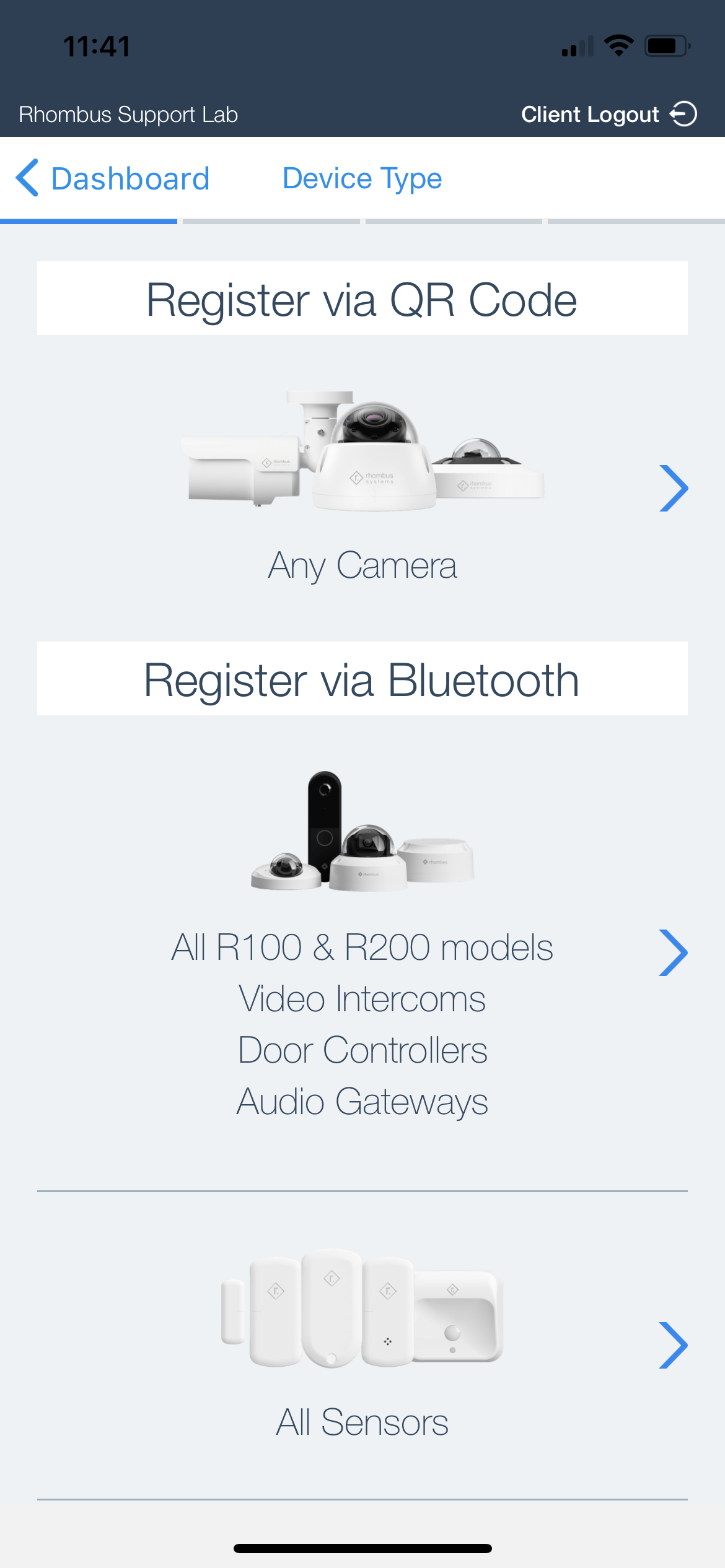 R500/R510 Camera Setup – Rhombus Support