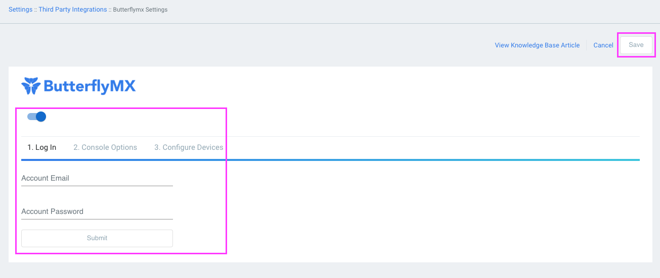 ButterflyMX Integration – Rhombus Support