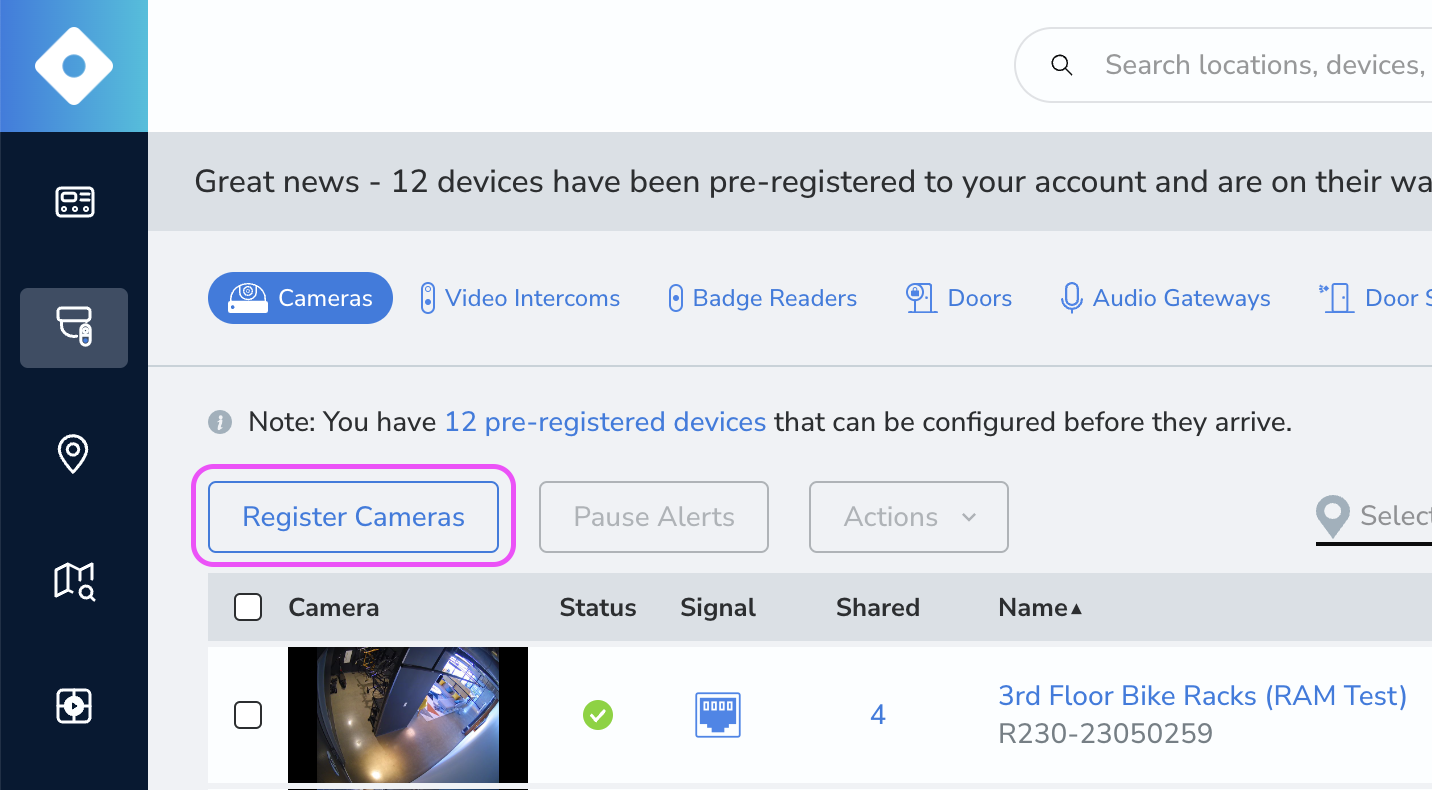 R230 Camera Setup – Rhombus Support