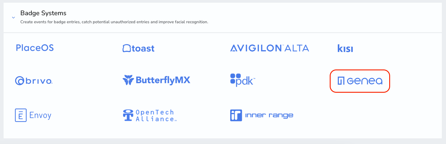Genea Integration – Rhombus Support