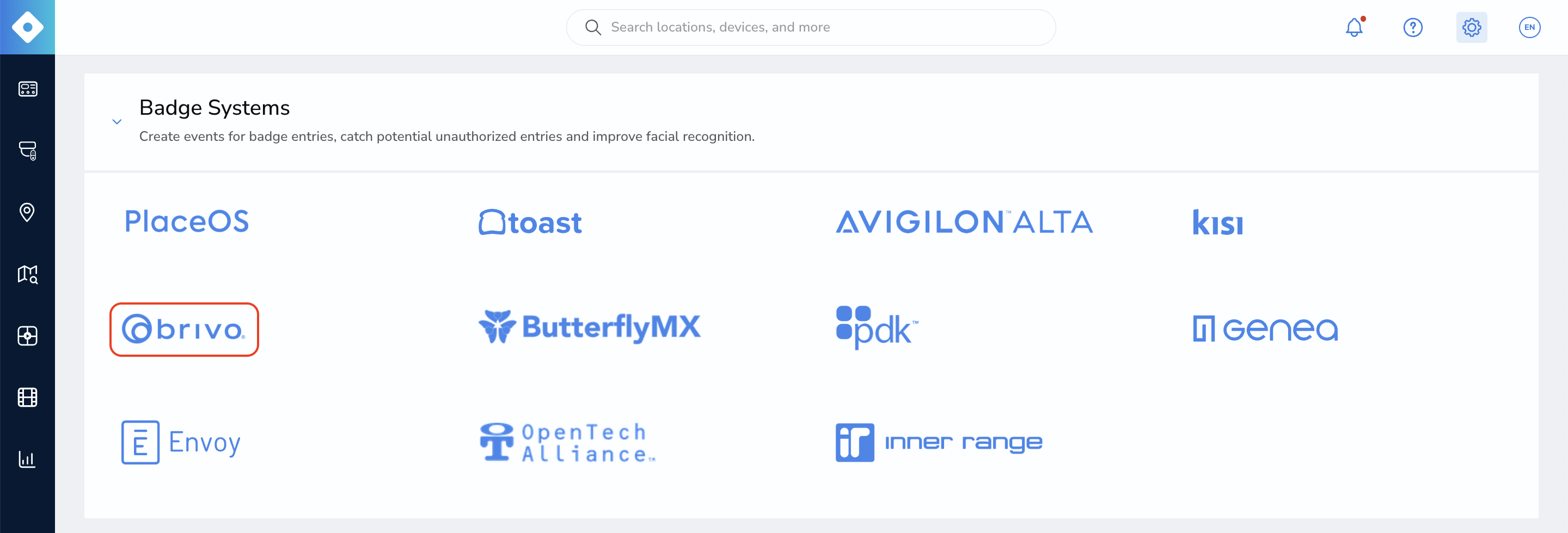 Brivo Integration – Rhombus Support