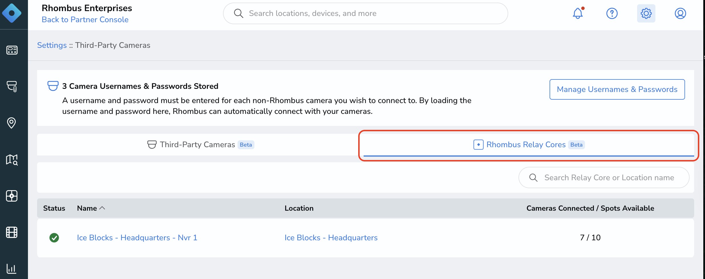Rhombus Relay – Rhombus Support