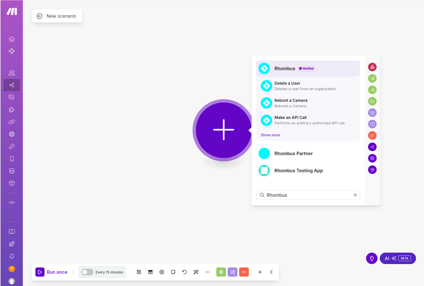 Using the Rhombus Make App – Rhombus Support