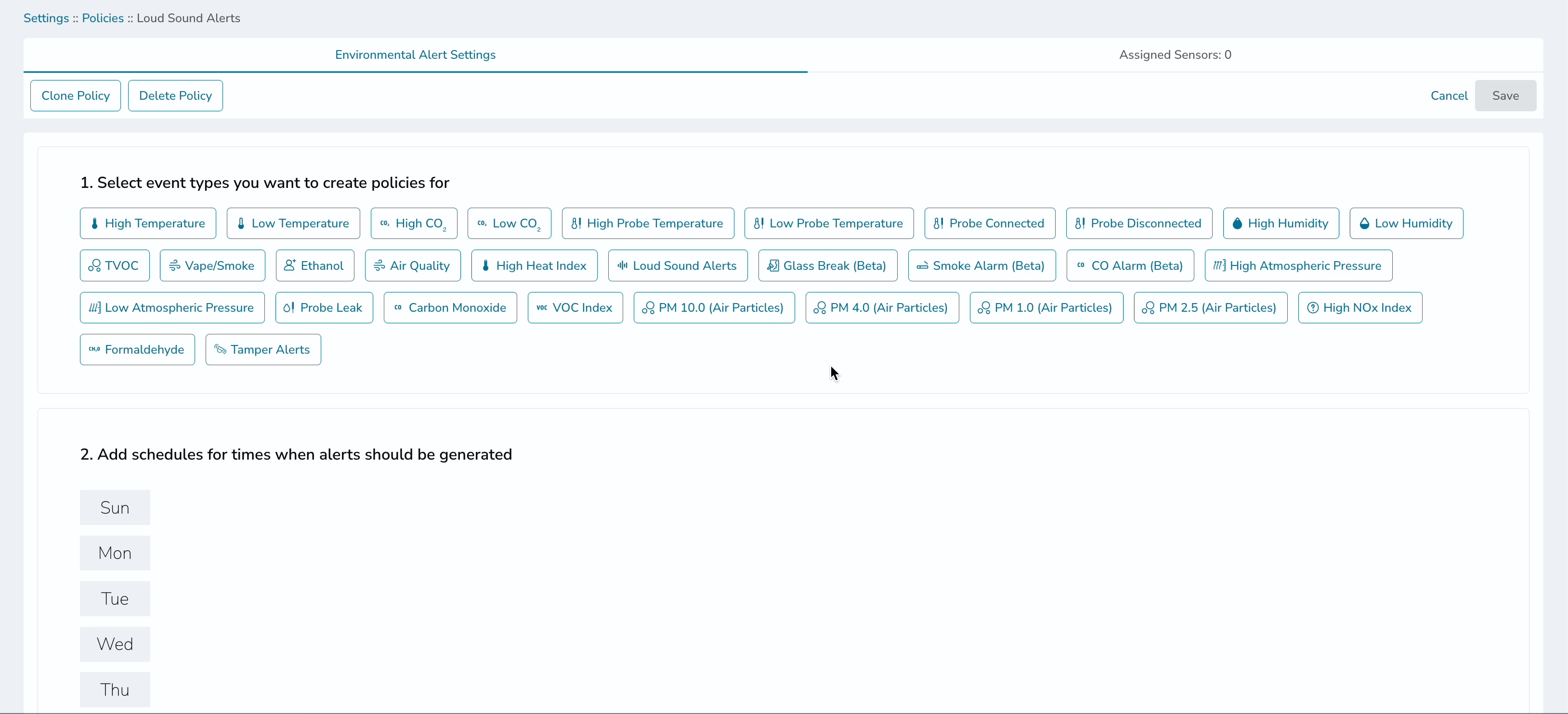 E50 Loud Sound Alerts – Rhombus Support
