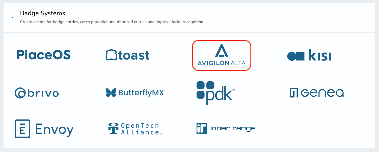 Avigilon Alta Integration (Formally OpenPath) – Rhombus Support