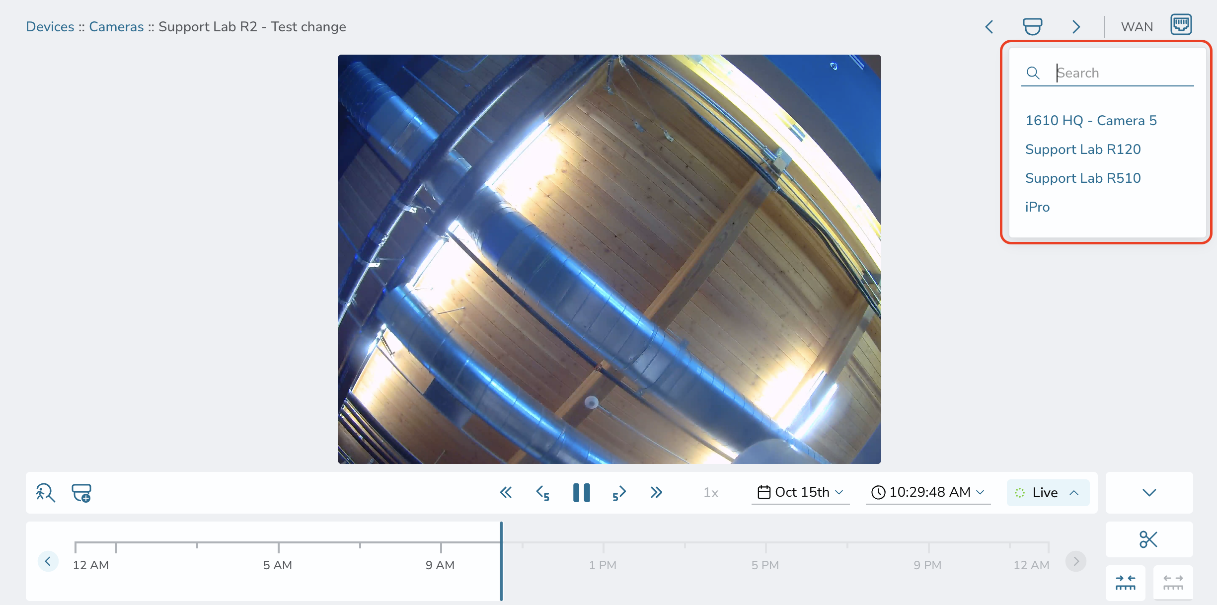 Camera View Navigation – Rhombus Support