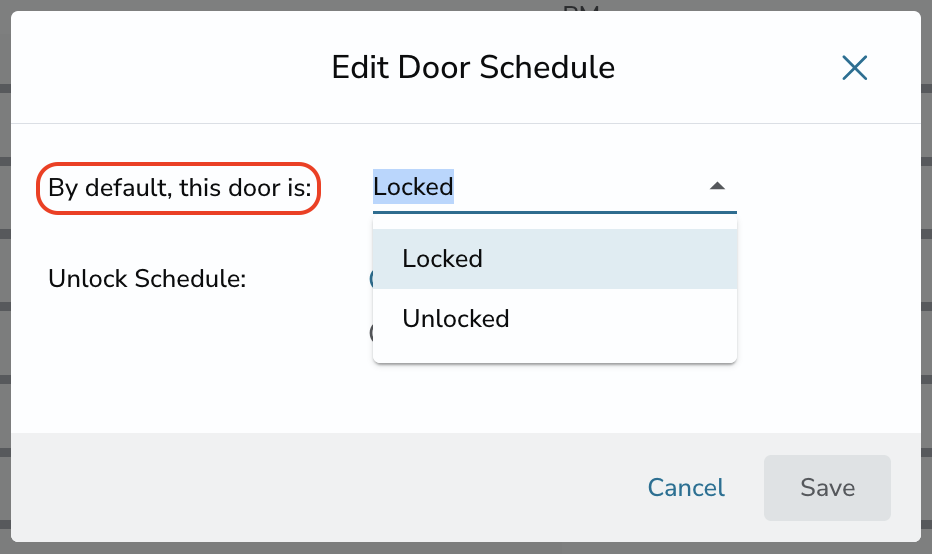 Access Control Door Lock and Unlock Schedules – Rhombus Support