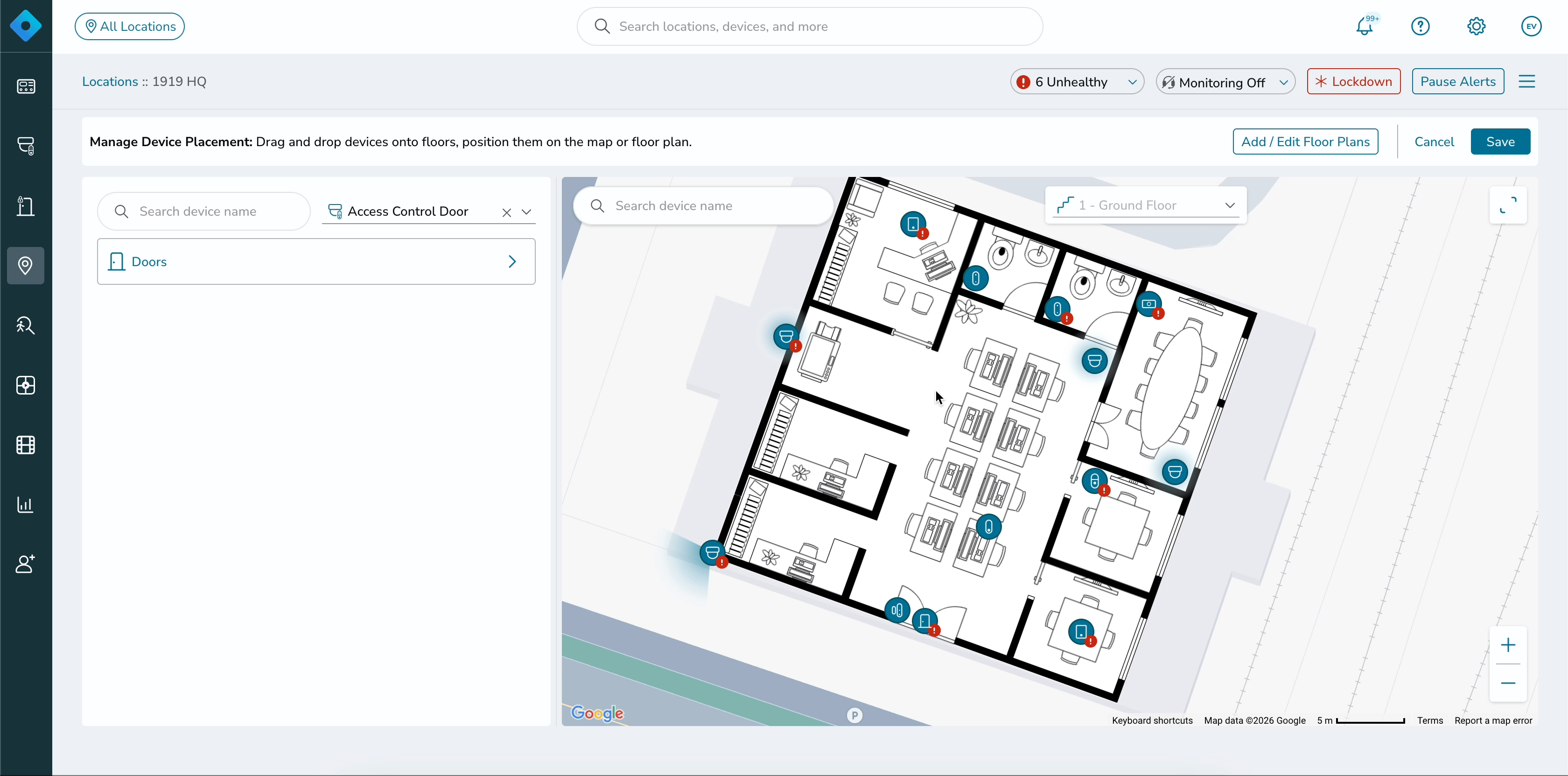 Using Floor Plans – Rhombus Support